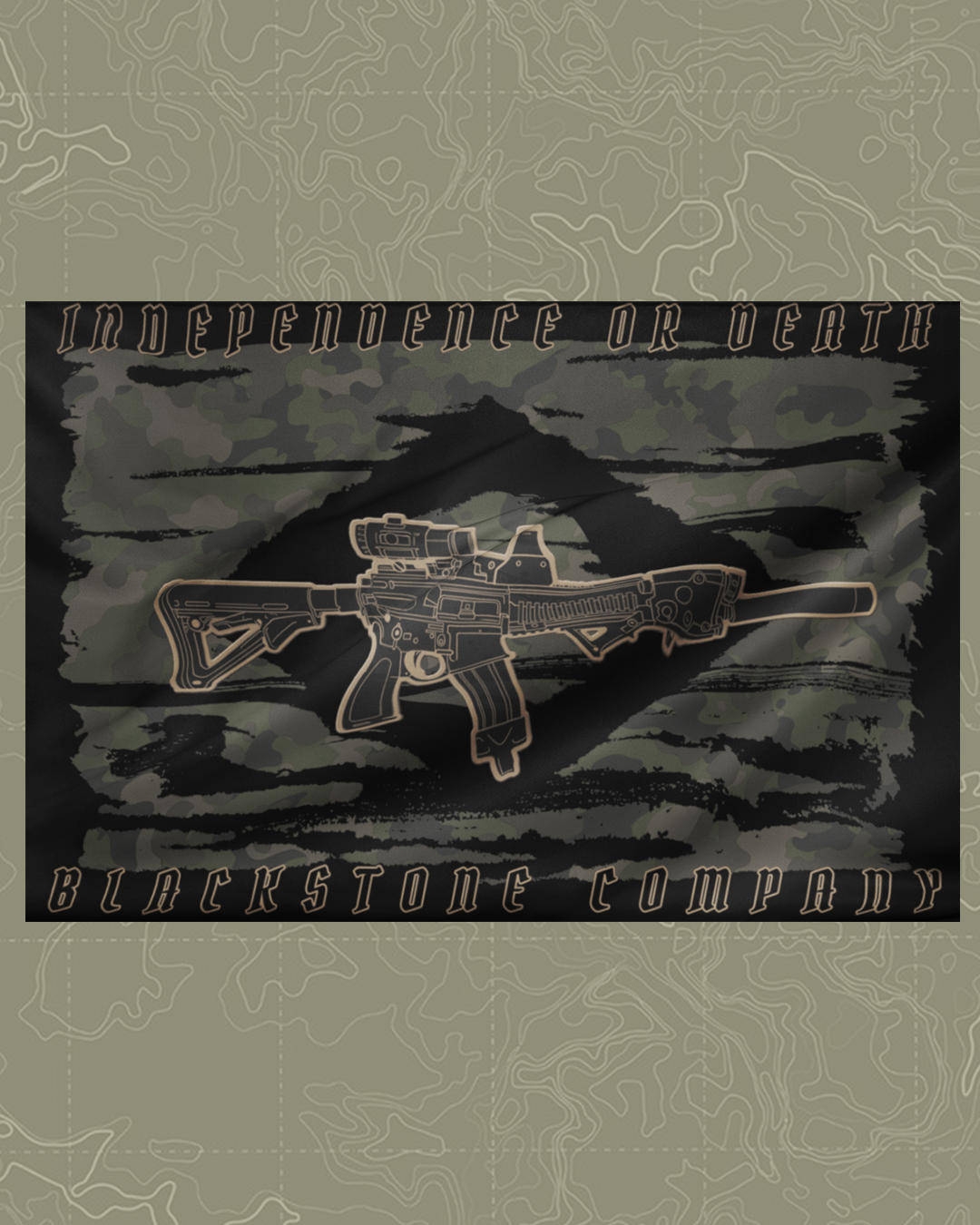 INDEPENDENCE OR DEATH FLAG