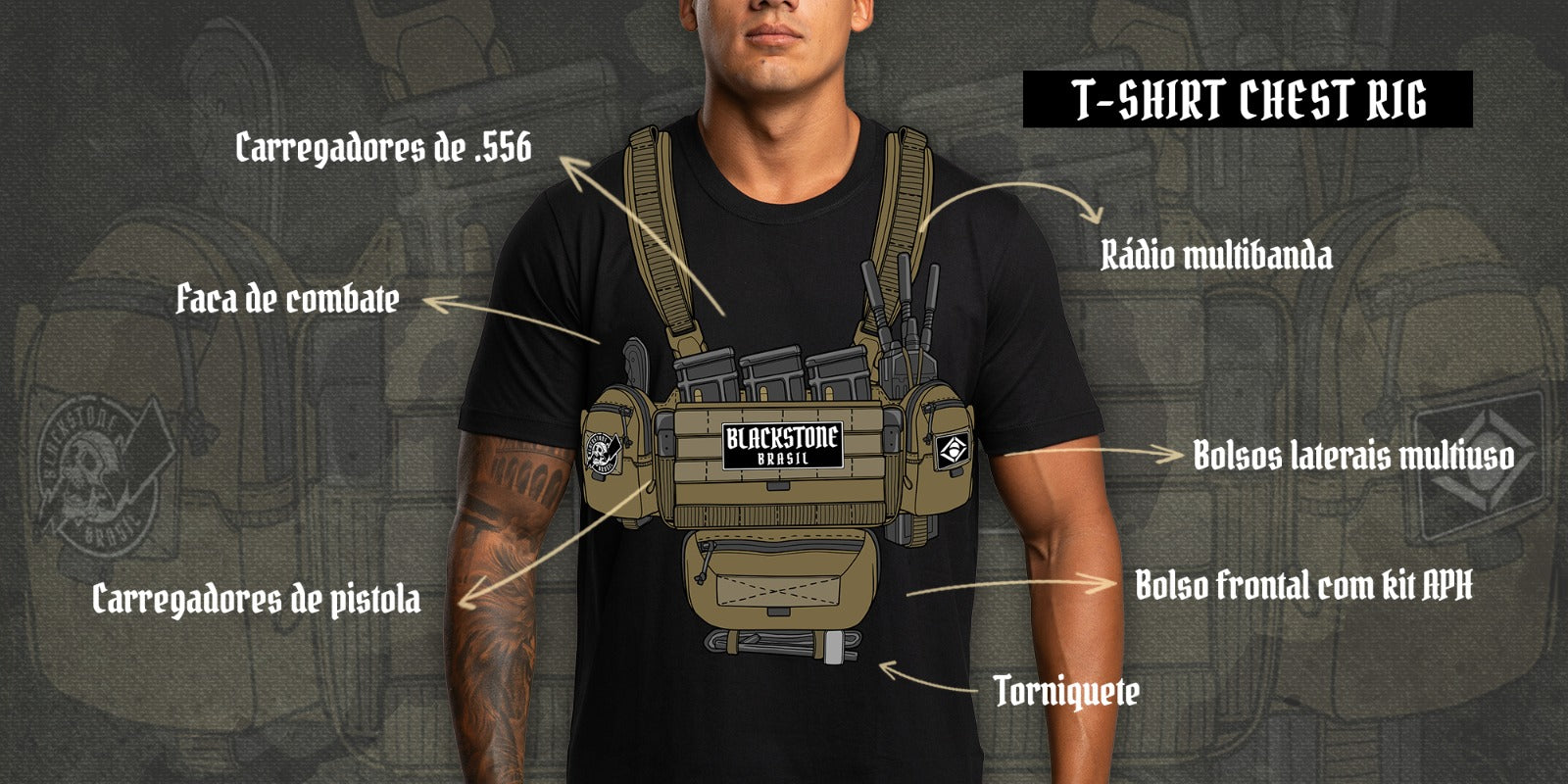 Tactical and Military Clothing | Blackstone Brazil